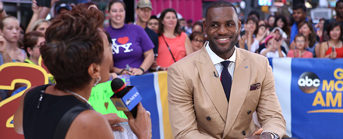 LeBron Talks LJFF & Upcoming Projects in NYC